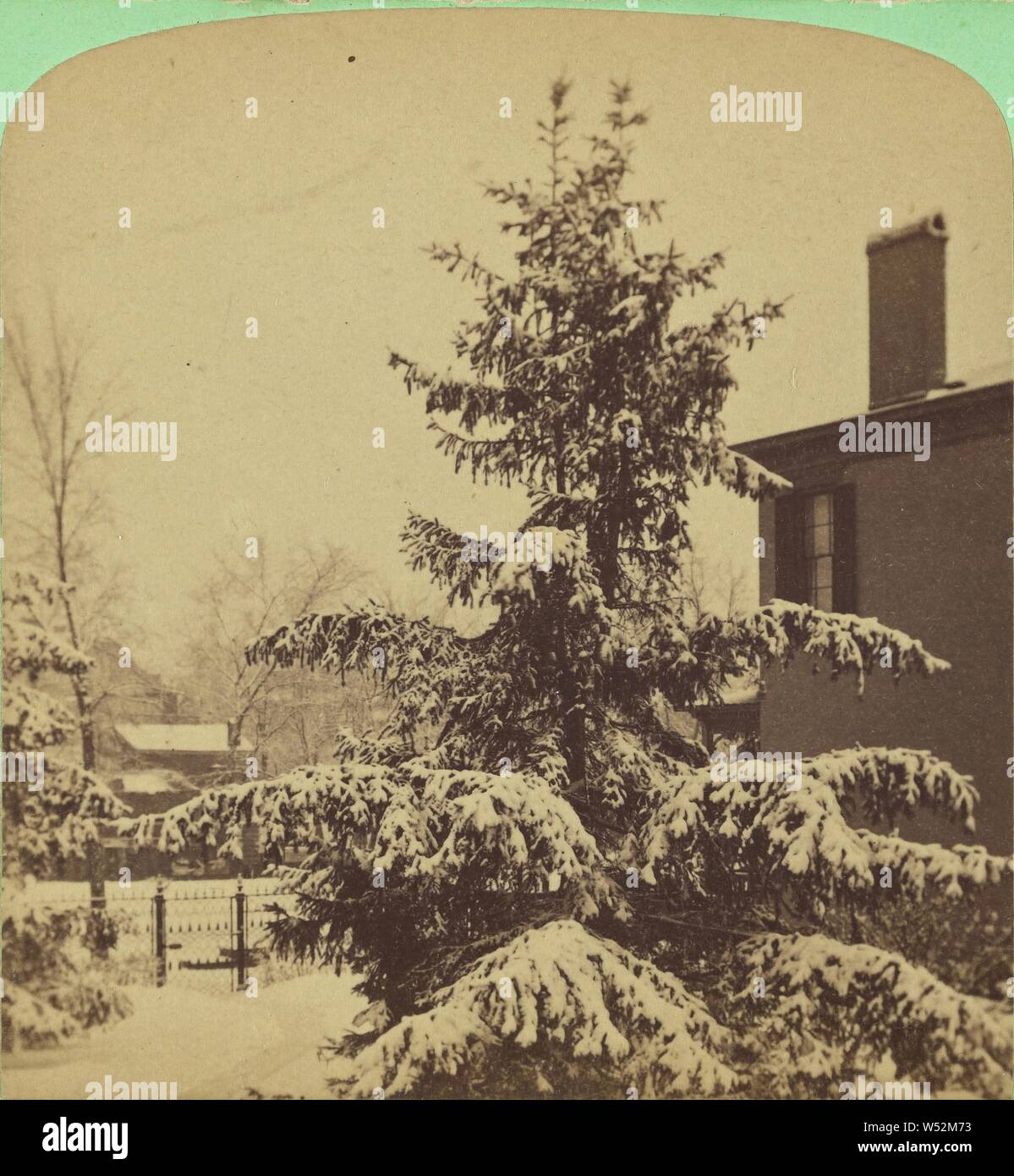 Snow scene, Milwaukee, Wis., Unknown maker, American, about 1870 ...