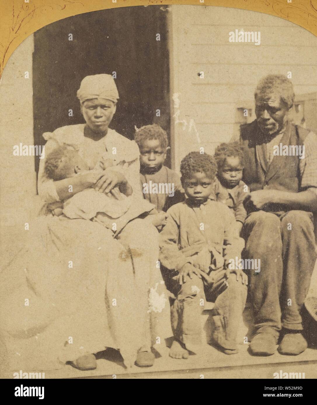 Uncle Tom and His Family., Unknown maker, American, about 1870, Albumen ...