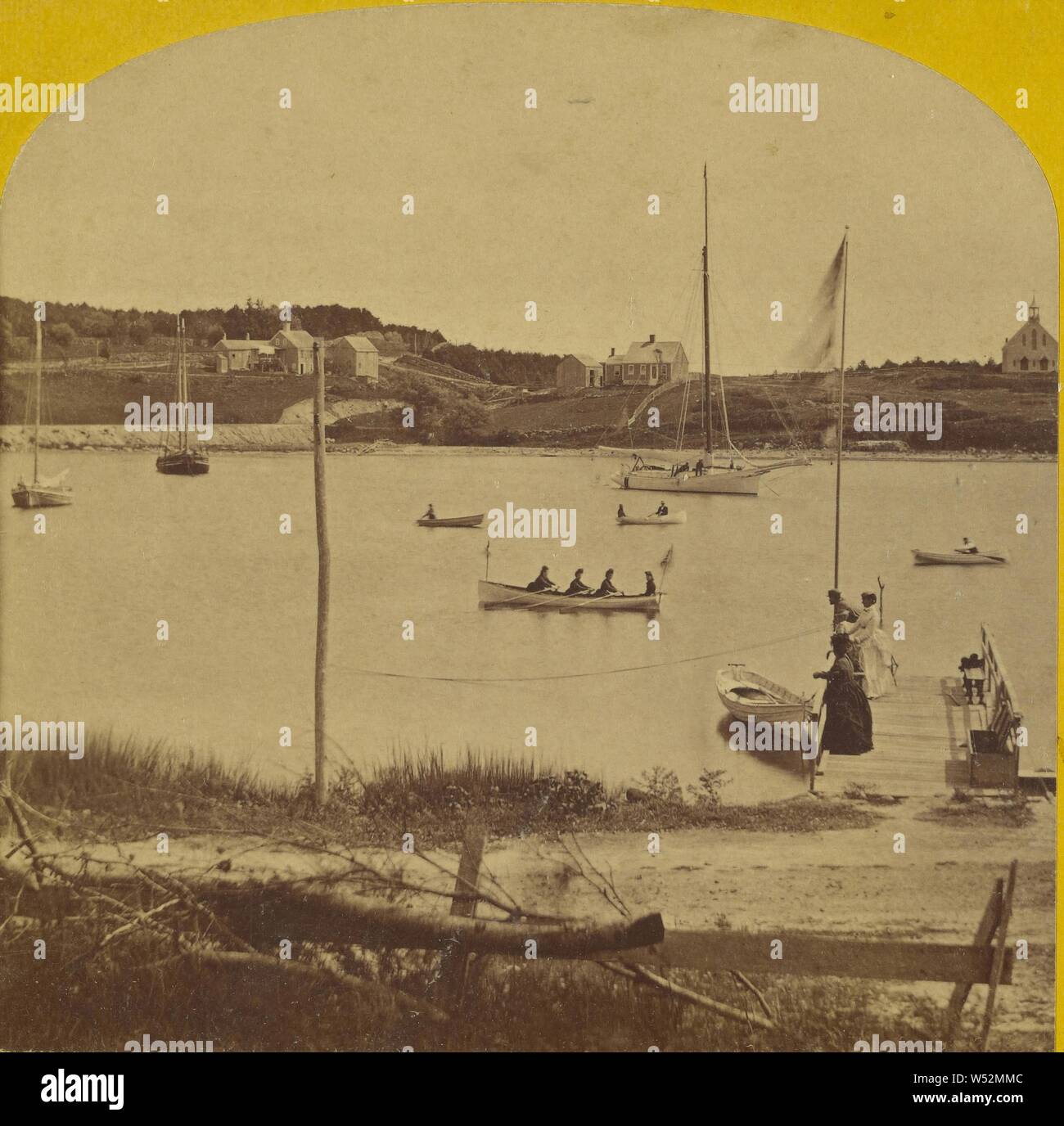 The Regatta., Benjamin West Kilburn (American, 1827 - 1909), about 1870 ...