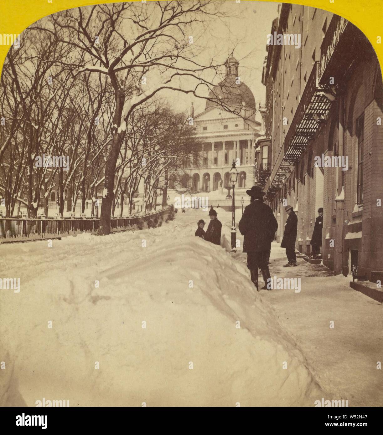 Boston in 1850s hi-res stock photography and images - Alamy