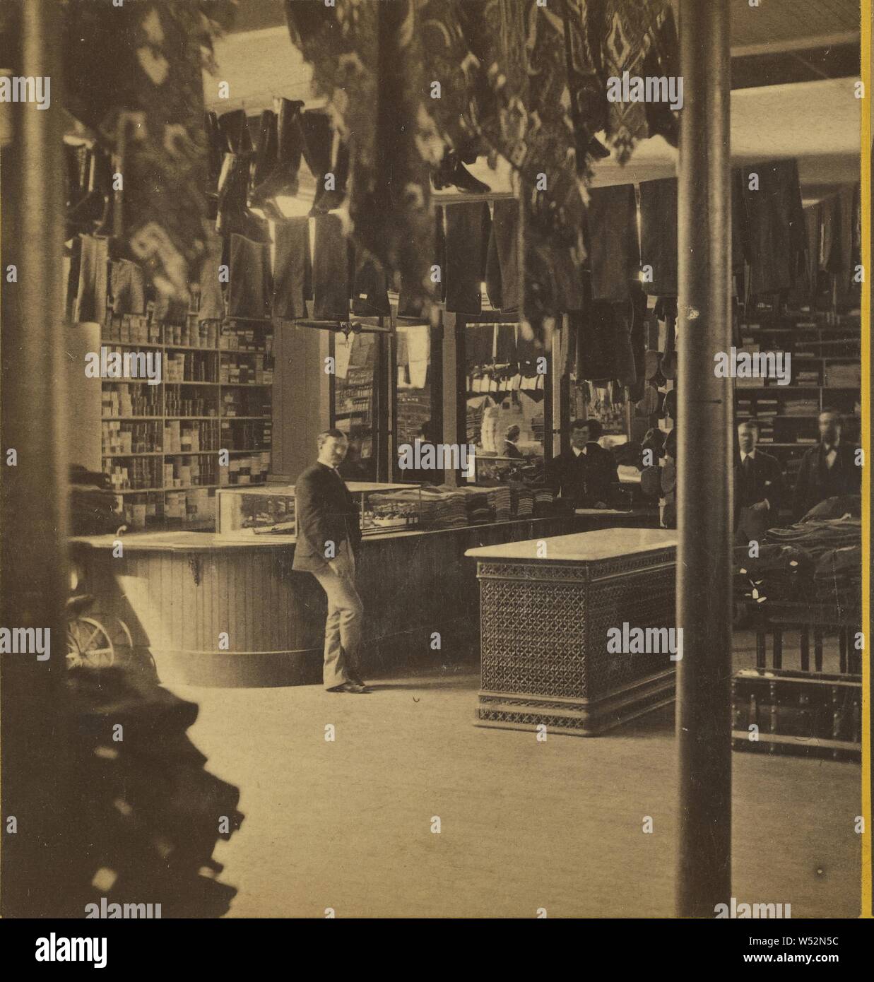 Interior View of A. & W. Sprague's Store, Elmwood, R.I., Manchester ...