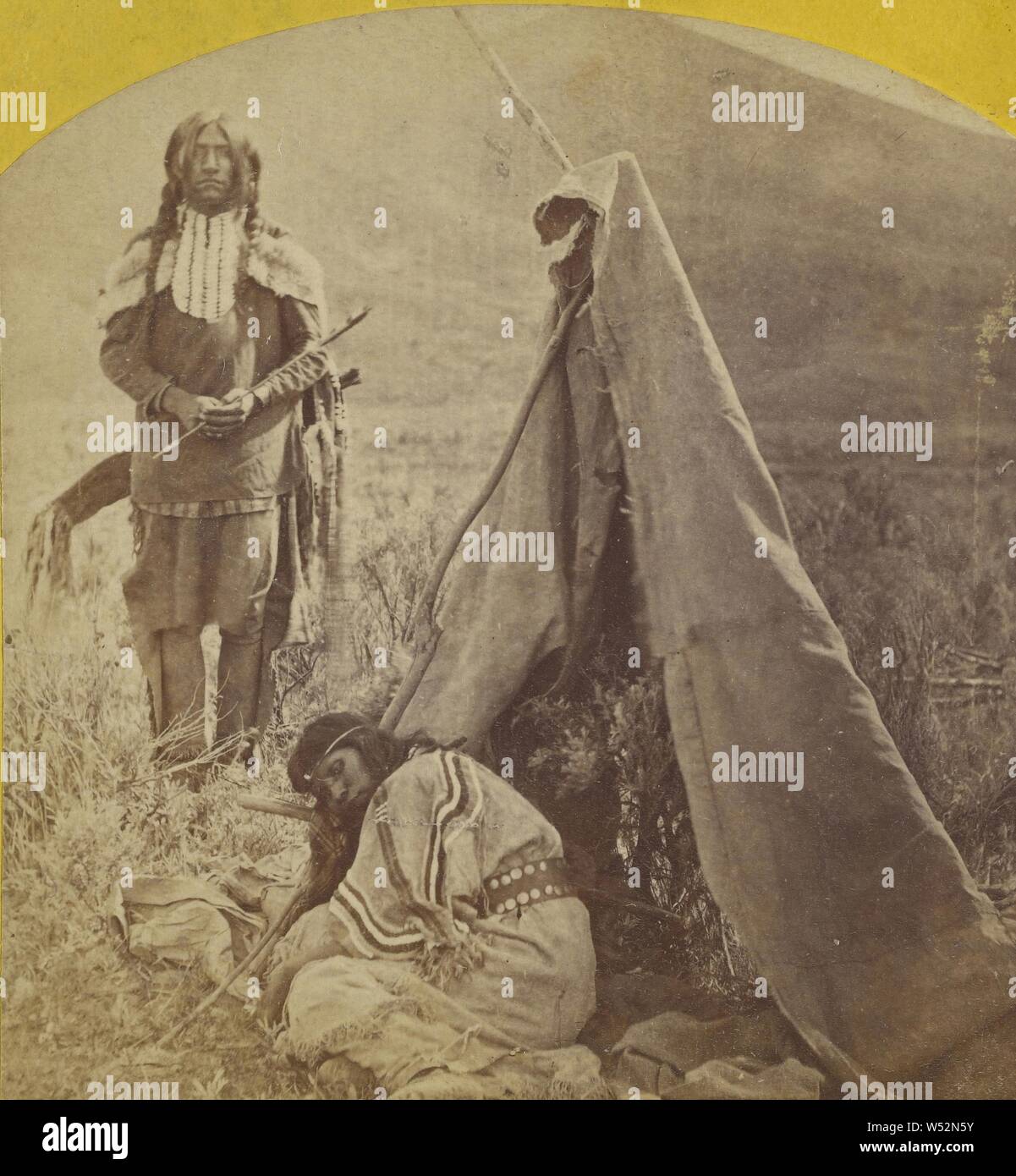 Sick Squaw & Medicine Man, O.C. Smith (American, active 1860s - 1870s ...