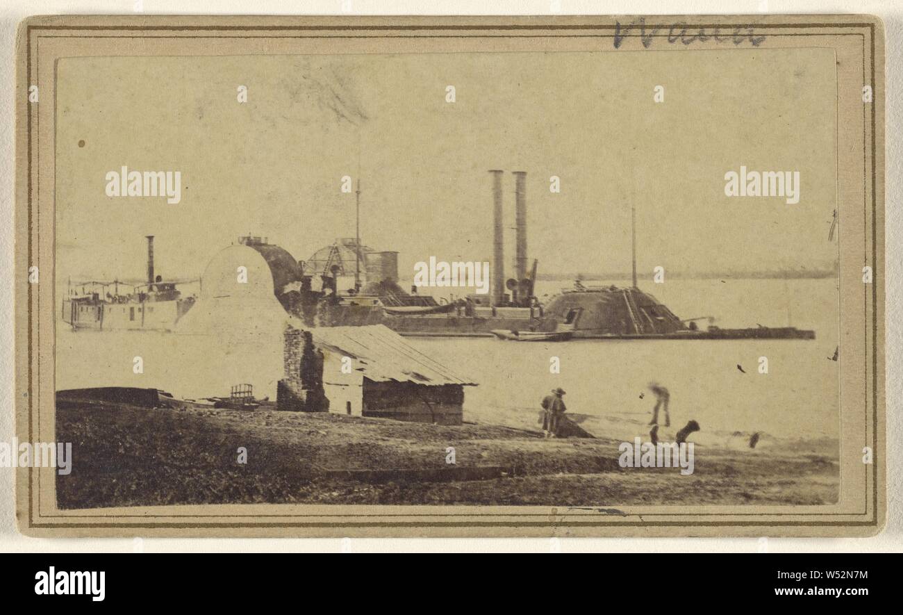 The U.S.S. Choctaw, gunboat, Andrew David Lytle, Sr. (American, 1834 ...