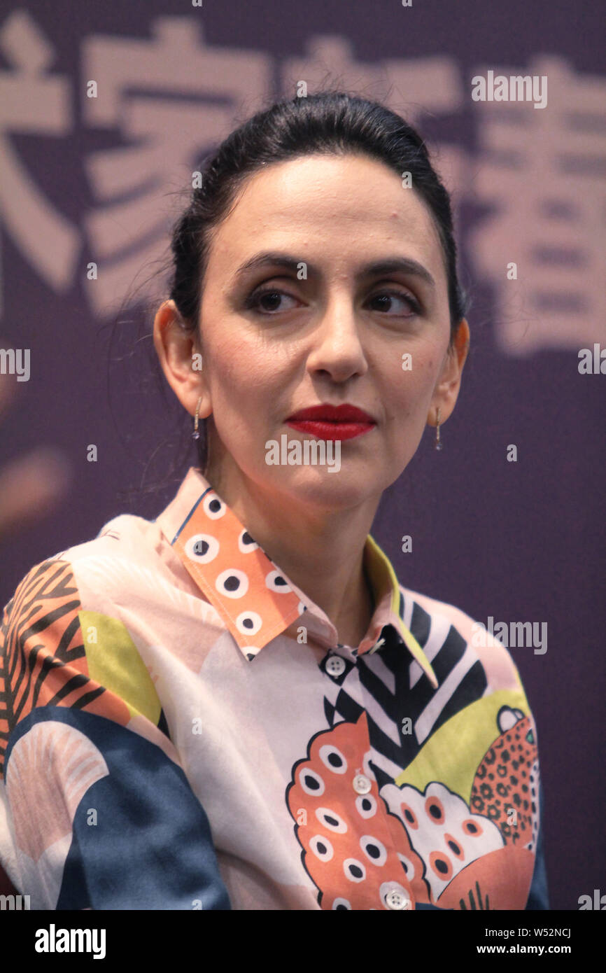 French artist Anais Martane, the wife of Chinese actor Liu Ye, attends ...