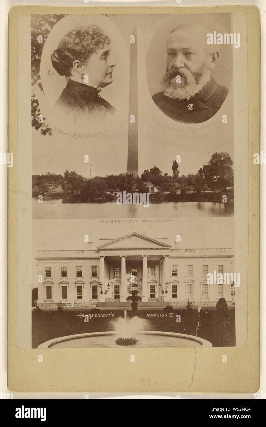 Mrs. Harrison / President Harrison / Washington Monument / President's ...