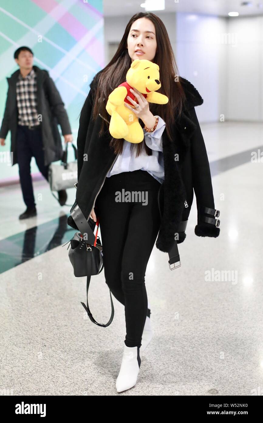 Taiwanese actress Bea Hayden or Hayden Guo Bi-ting is pictured at the ...