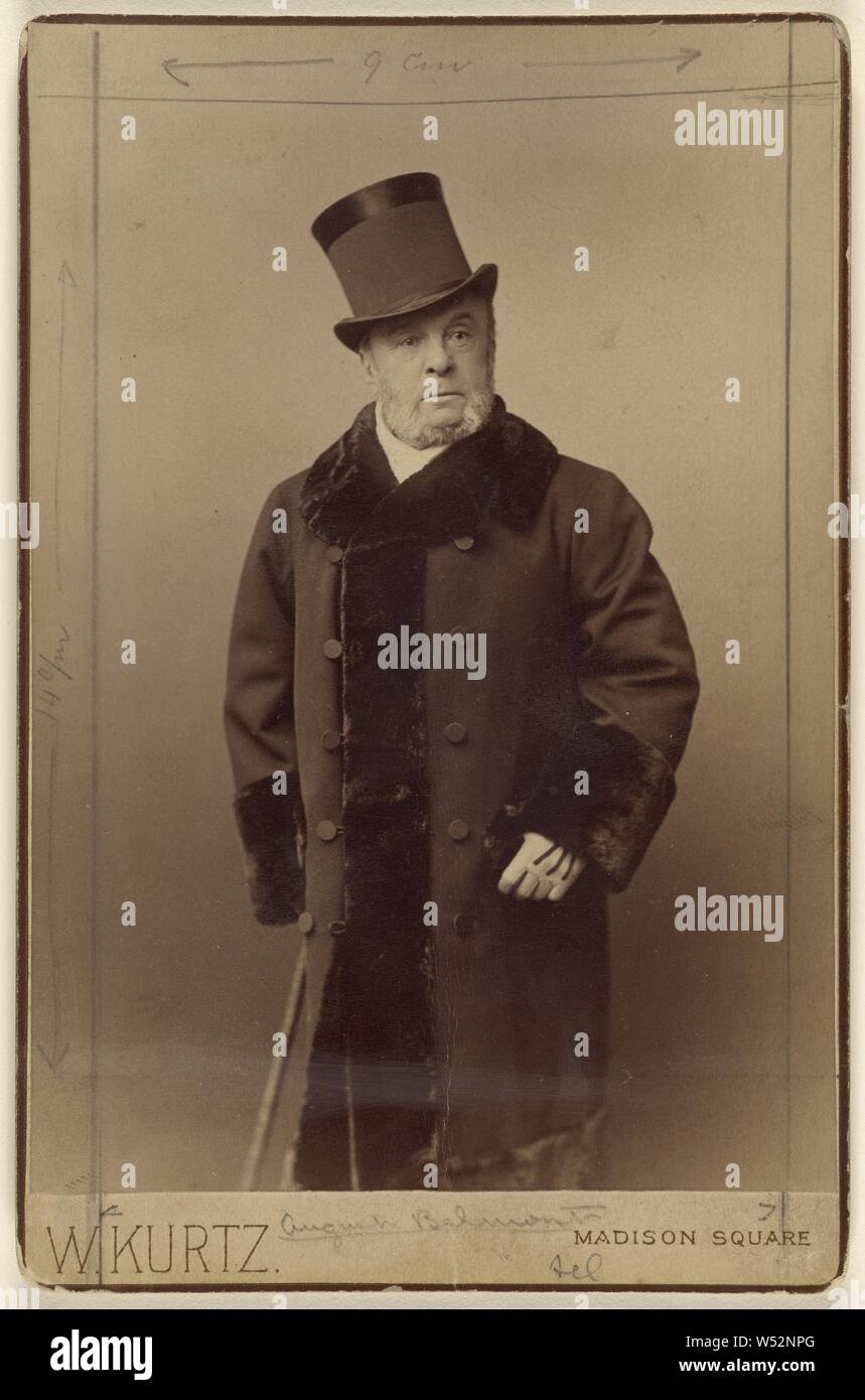 The late August Belmont, William Kurtz (American, 1834 - 1904), about ...