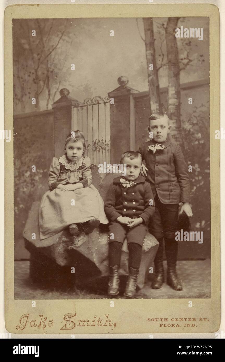 Thomas children, grandchildren of Eli Beard, Flora, Indiana, Jake Smith ...
