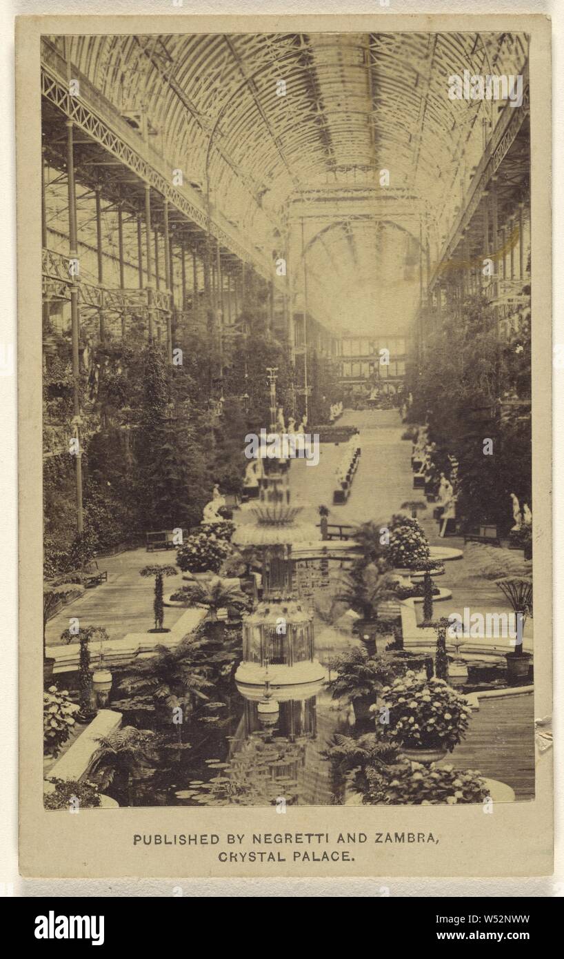The Nave. Crystal Palace., Negretti & Zambra (British, active 1850 ...