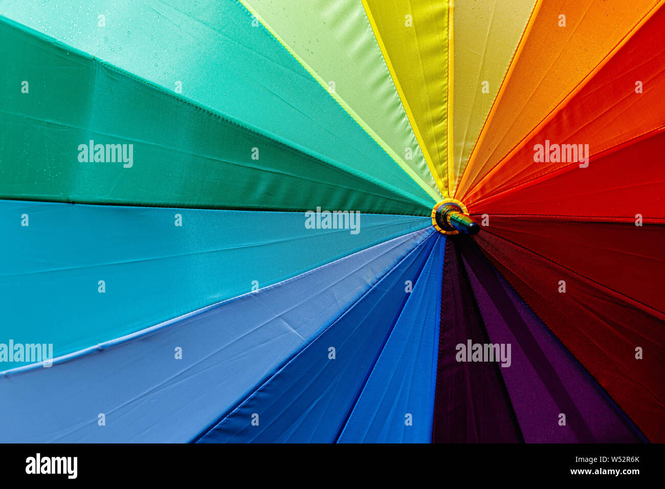 Umbrella with rainbow colors. Colorful background. LGBT Stock Photo - Alamy