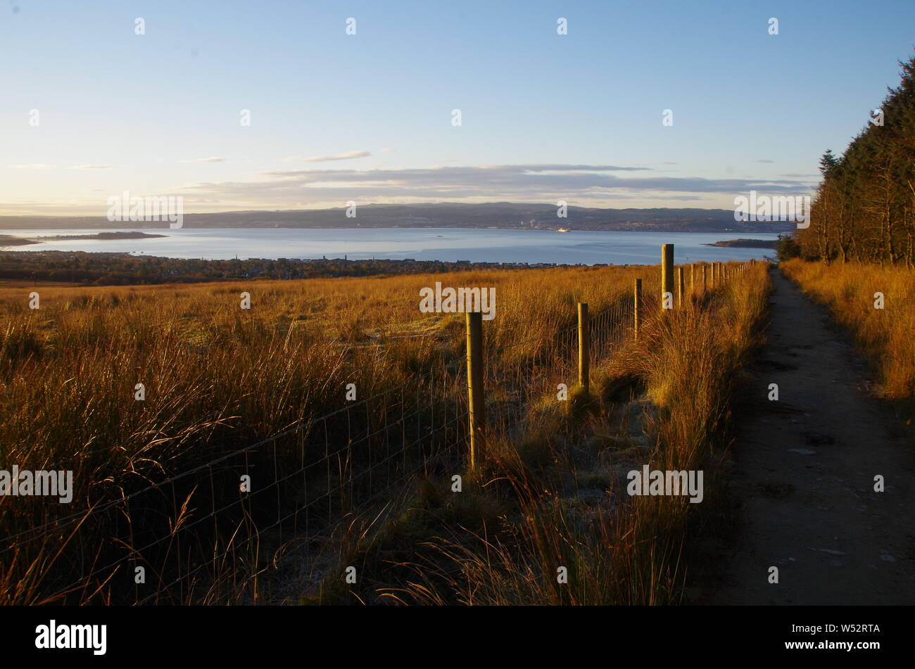 The Loch Lomond and Cowal Way. Cowal peninsula. Highlands. Scotland. UK ...