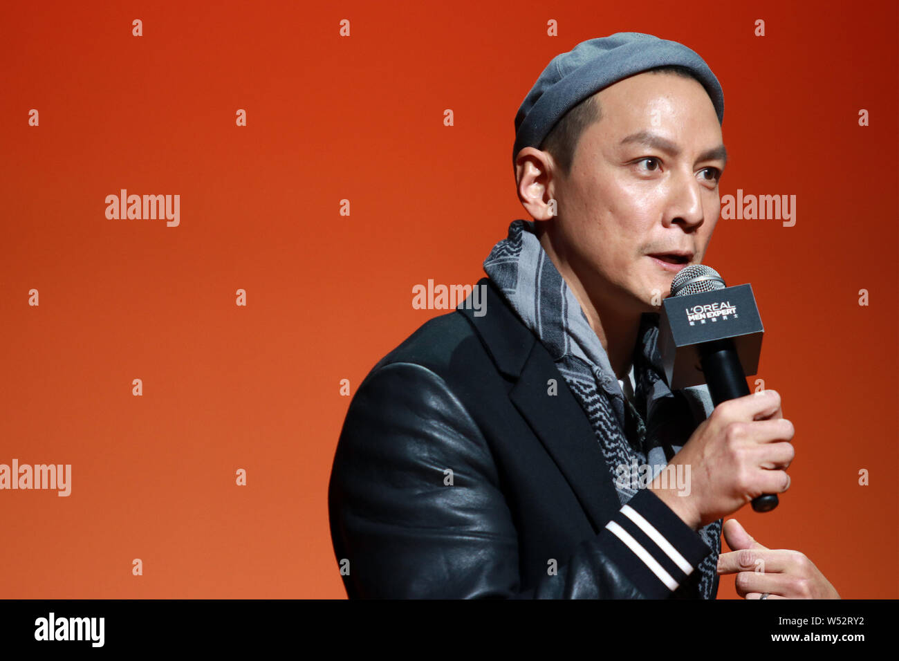 Hong Kong actor Daniel Wu attends a promotional event by L'Oreal Men ...