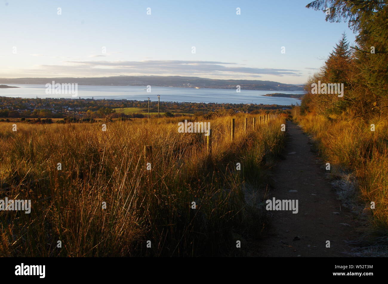 The Loch Lomond and Cowal Way. Cowal peninsula. Highlands. Scotland. UK ...