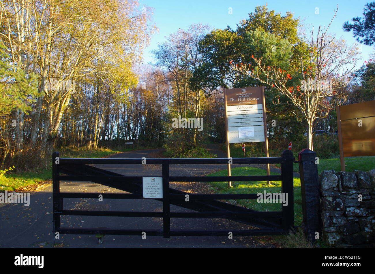 The Loch Lomond and Cowal Way. Cowal peninsula. Highlands. Scotland. UK ...