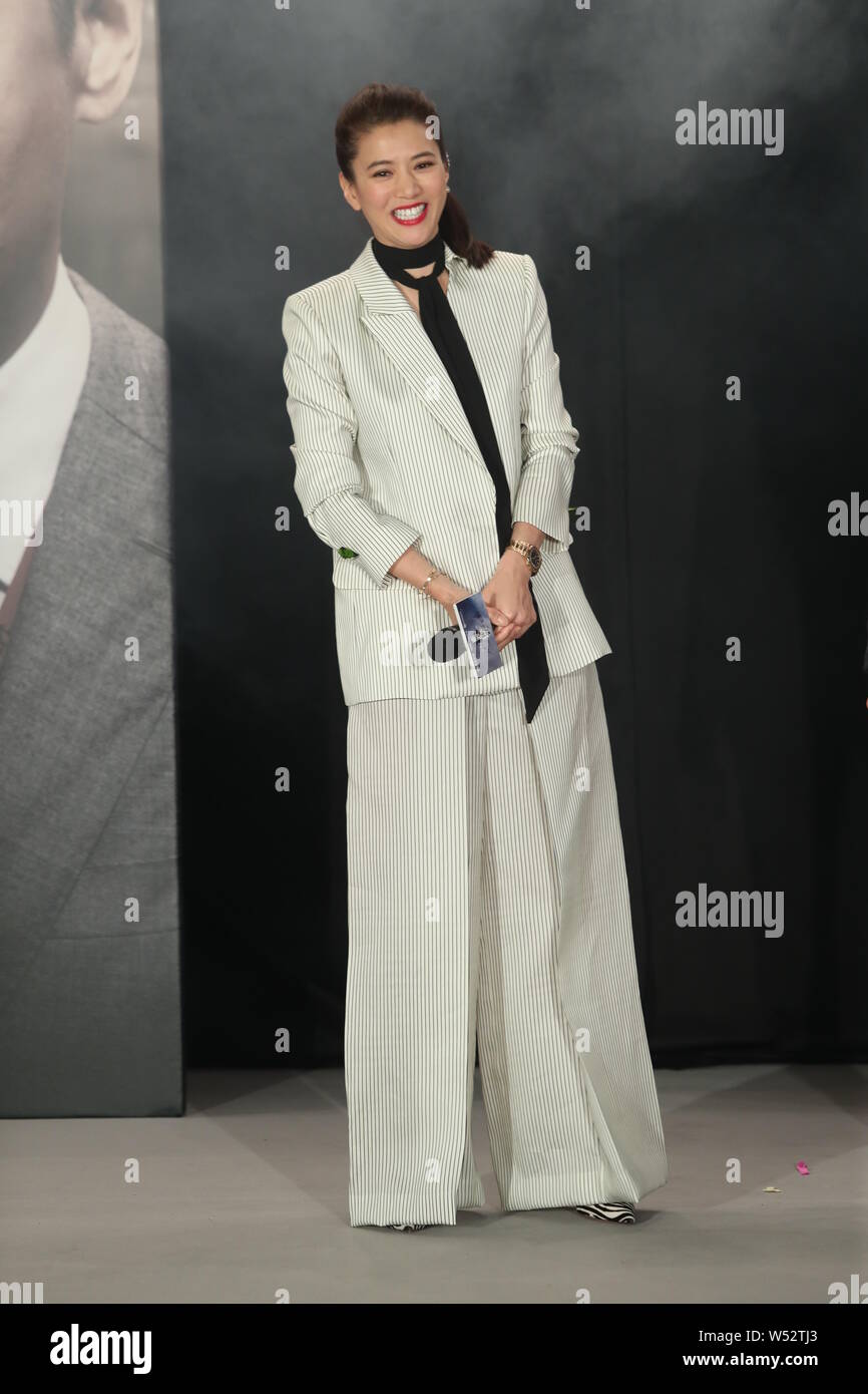 Hong Kong actress Anita Yuen Wing-yi attends the premiere event for the ...