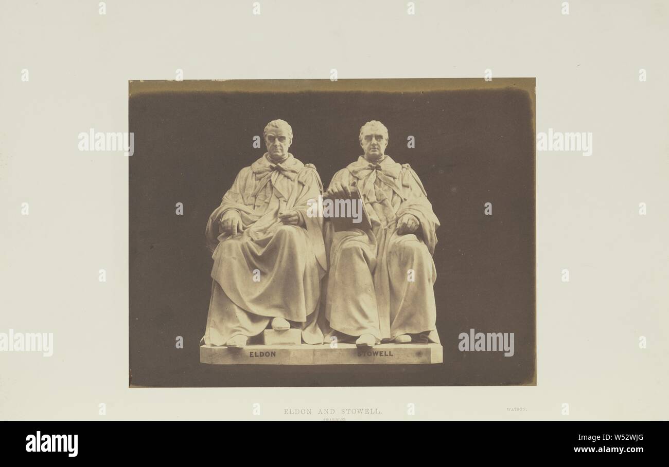 Eldon and Stowell, Claude-Marie Ferrier (French, 1811 - 1889), Sir Hugh ...