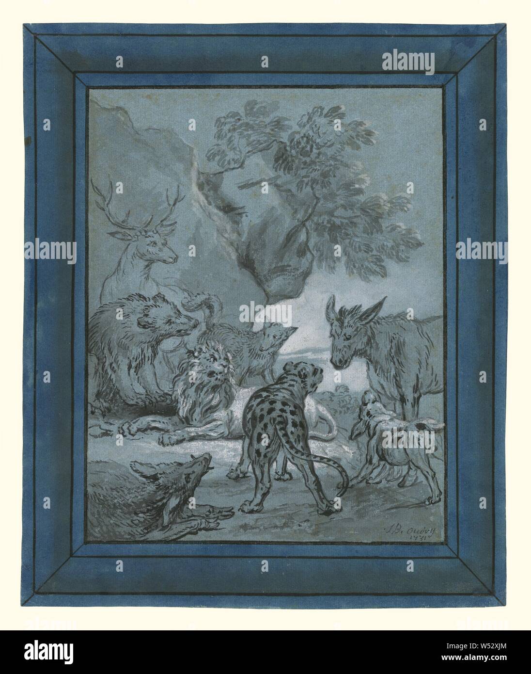 The Plague-stricken Animals, Jean-Baptiste Oudry (French, 1686 - 1755 ...