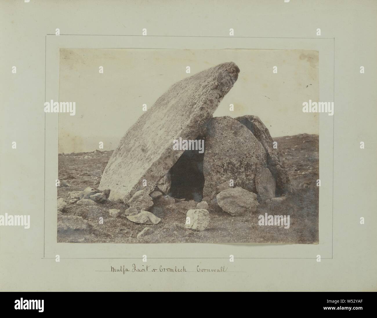 Mulfra Quoit or Cromlech, Cornwall, John Wheeley Gough Gutch (British ...