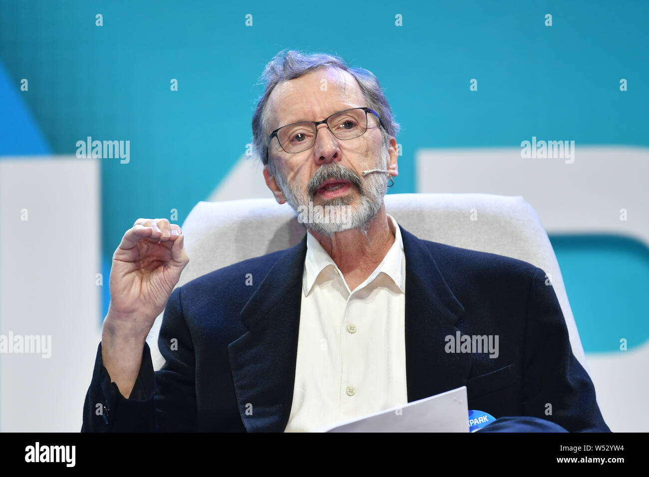 Ed Catmull, Pixar co-founder and computer animation pioneer, delivers a ...