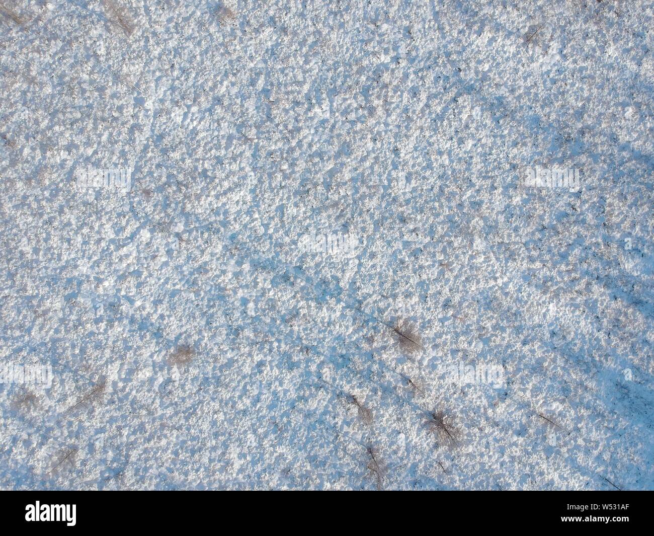 Landscape of snow-covered forests at the Greater Khingan Mountain Range ...