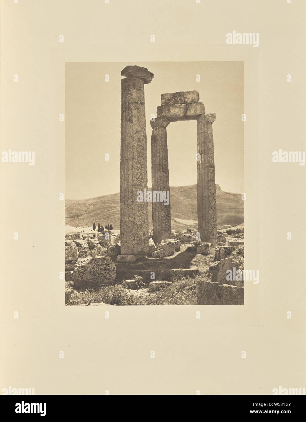 Le temple de Zeus à Némée, Frédéric Boissonnas (Swiss, 1858 - 1946 ...