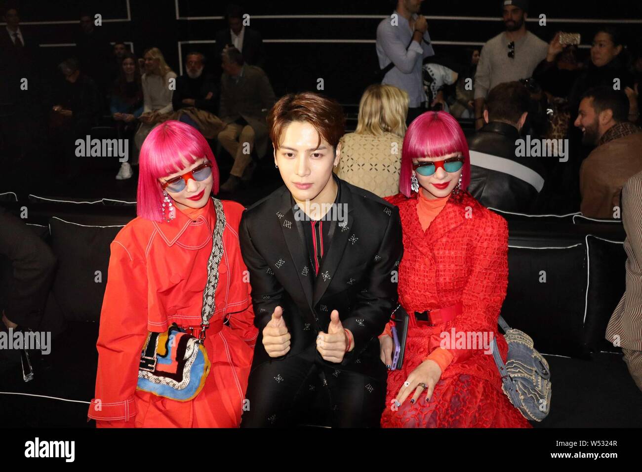 Hong Kong singer and actor Jackson Wang of South Korean boy group GOT7 ...