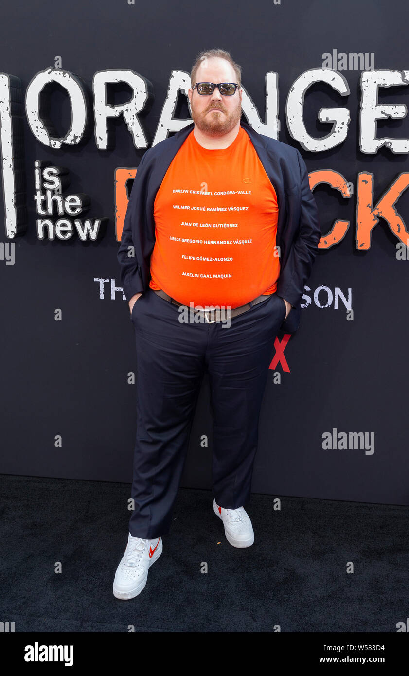 New York, United States. 25th July, 2019. Mike Houston attends "Orange ...