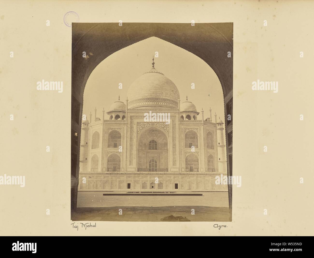 Taj Mahal. Agra, Unknown maker, Agra, India, 1887, Albumen silver print ...