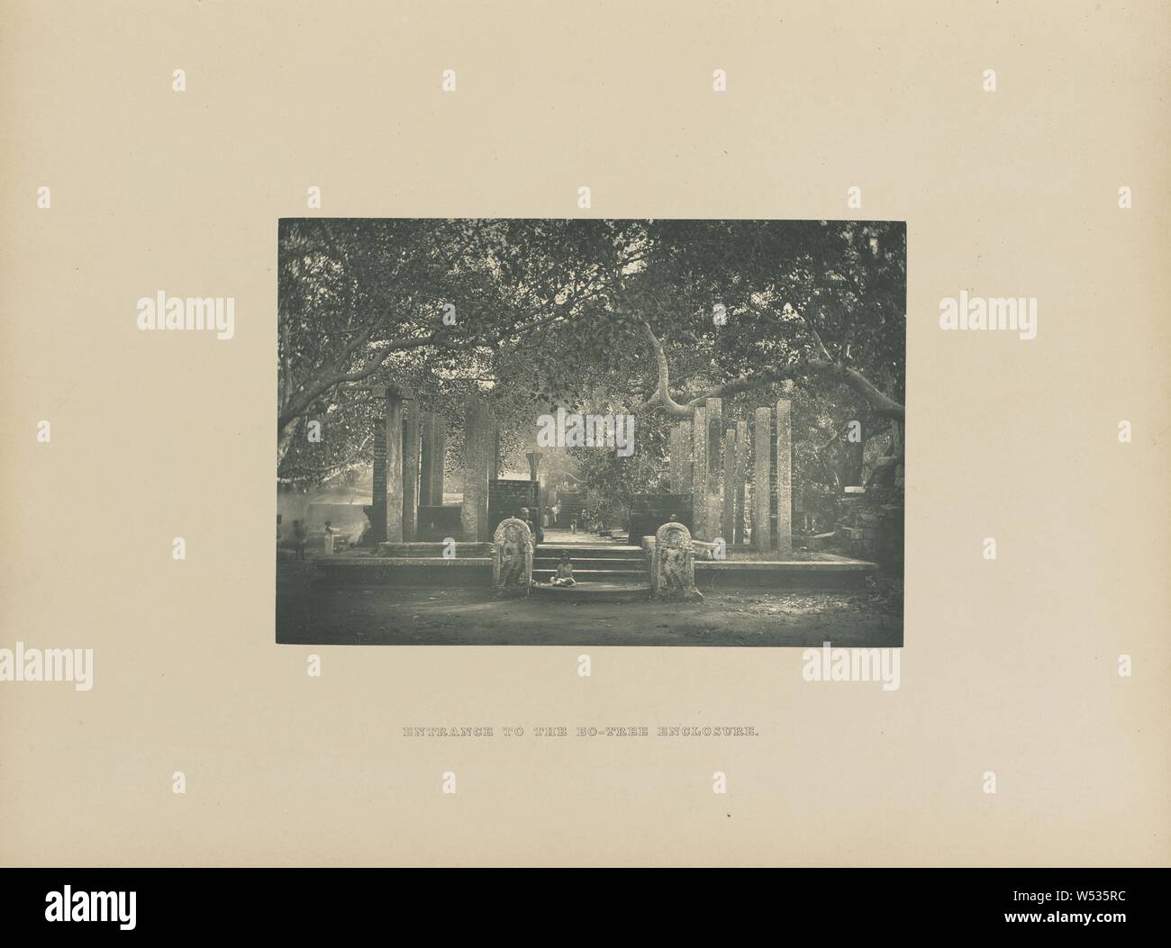 Entrance to the Bo-Tree Enclosure, Henry W. Cave (English, 1854 - 1913 ...