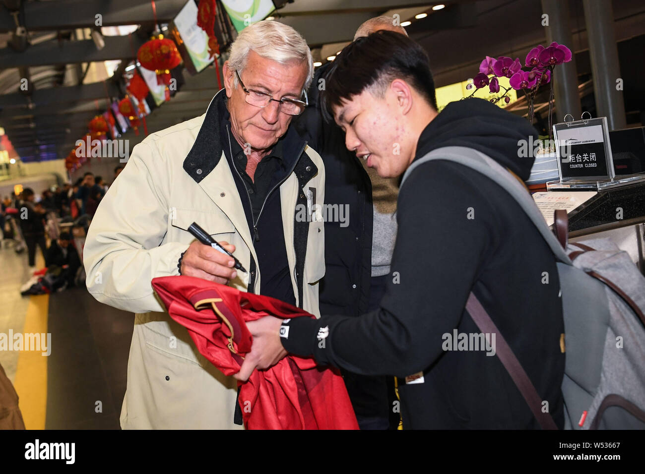 Italian football manager Marcello Lippi, the former head coach of the ...