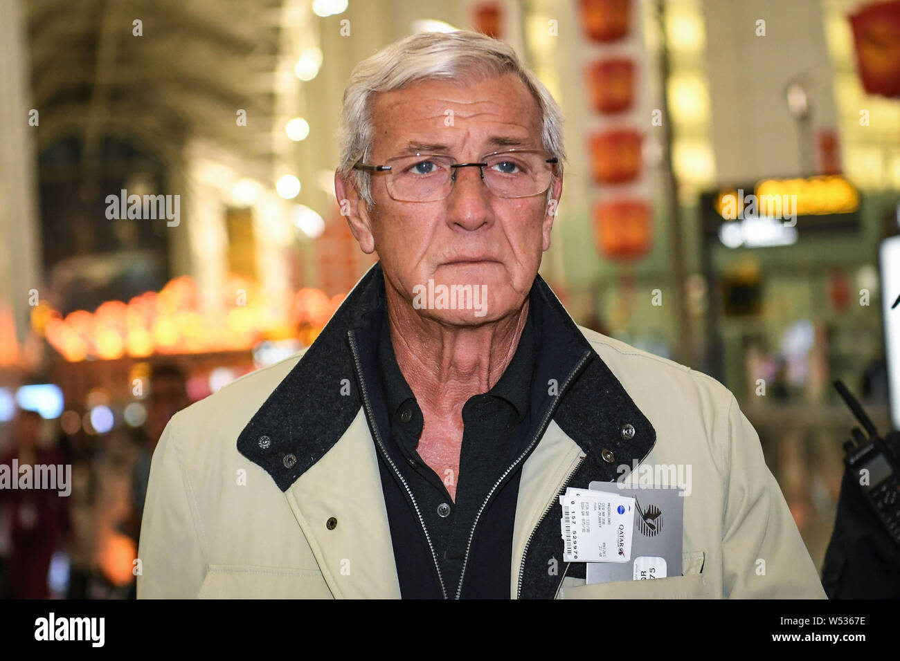Italian football manager Marcello Lippi, the former head coach of the ...