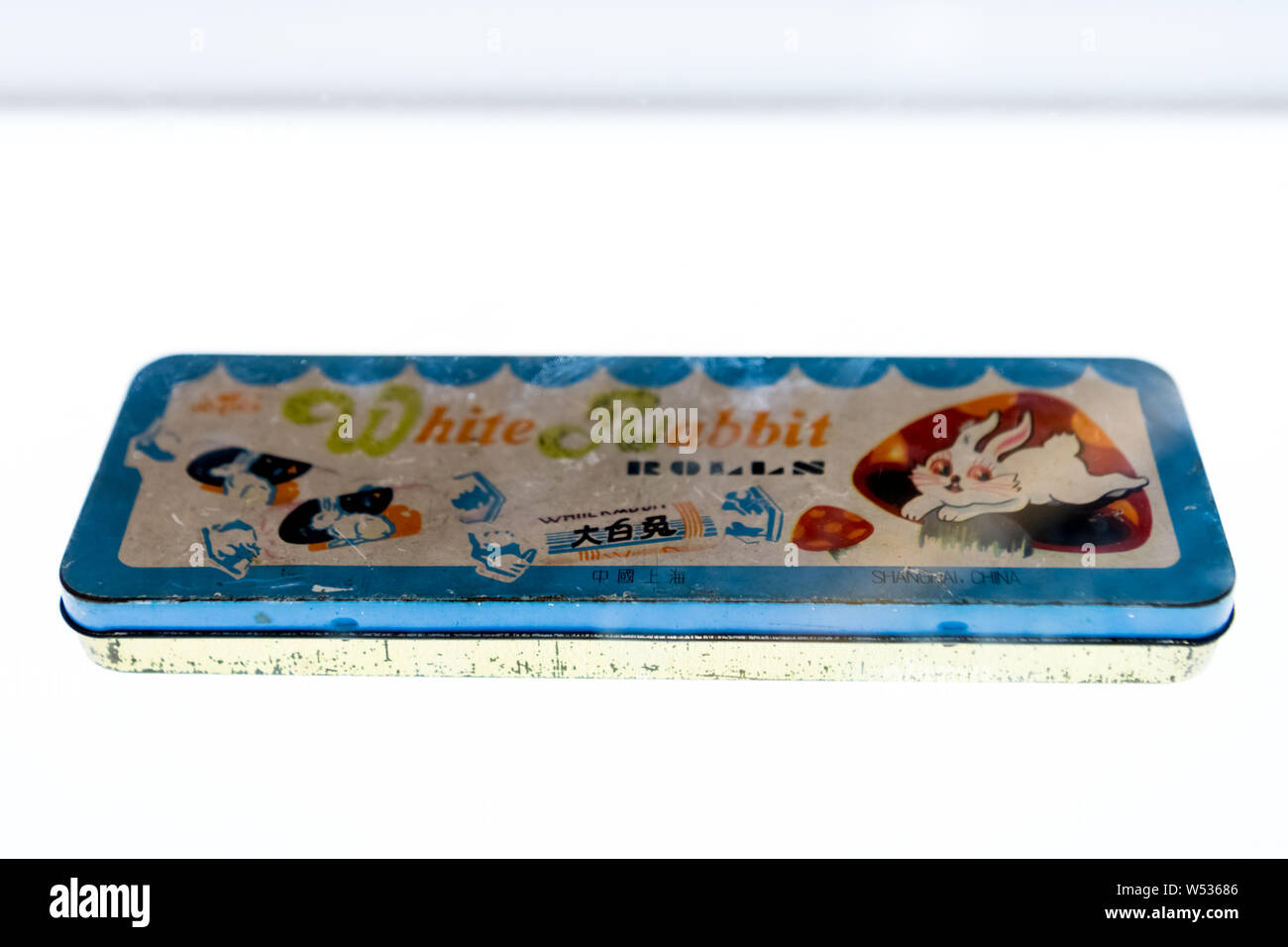 View of the 60th anniversary pop-up exhibition of White Rabbit candy in ...