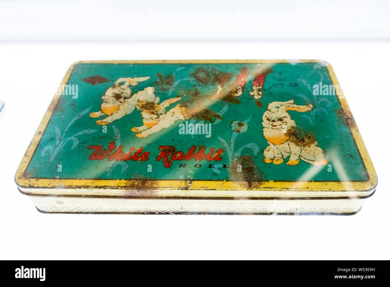 View of the 60th anniversary pop-up exhibition of White Rabbit candy in ...