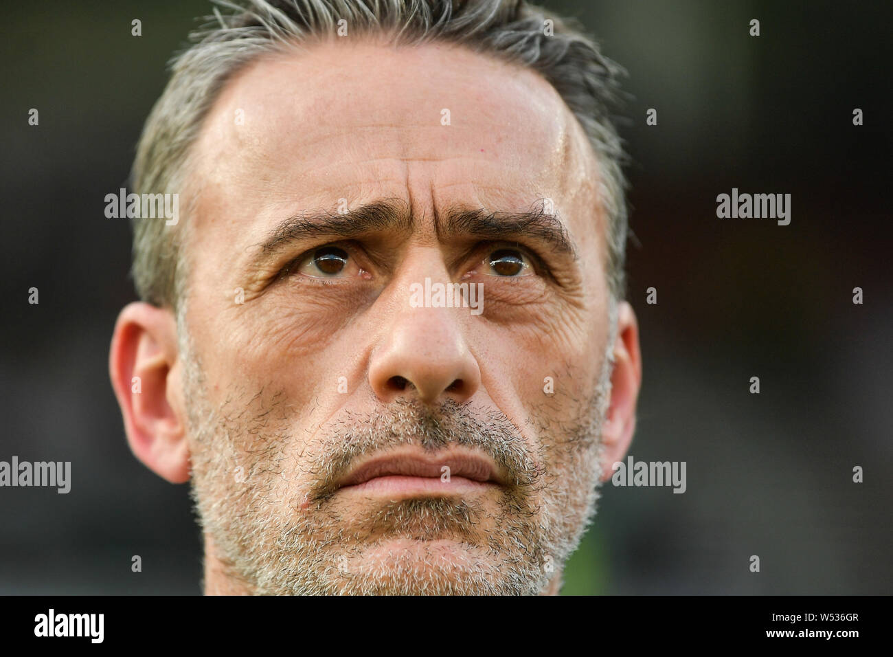 Head coach Paulo Bento of South Korea national football team watches ...