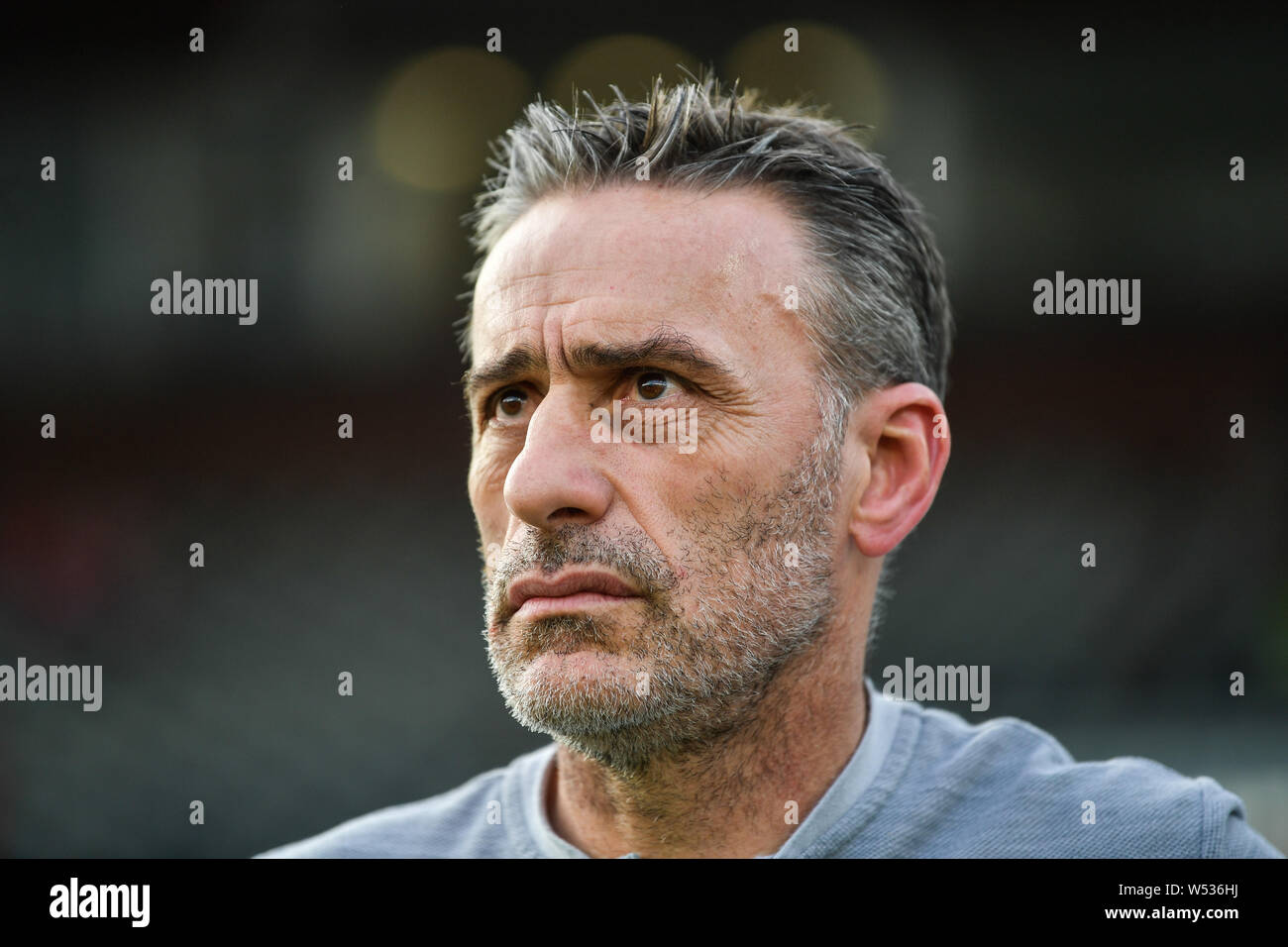 Head coach Paulo Bento of South Korea national football team watches ...