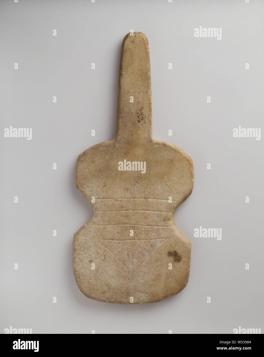 Imitation Early Cycladic Violin-shaped Figure, Unknown, Europe, 20th ...
