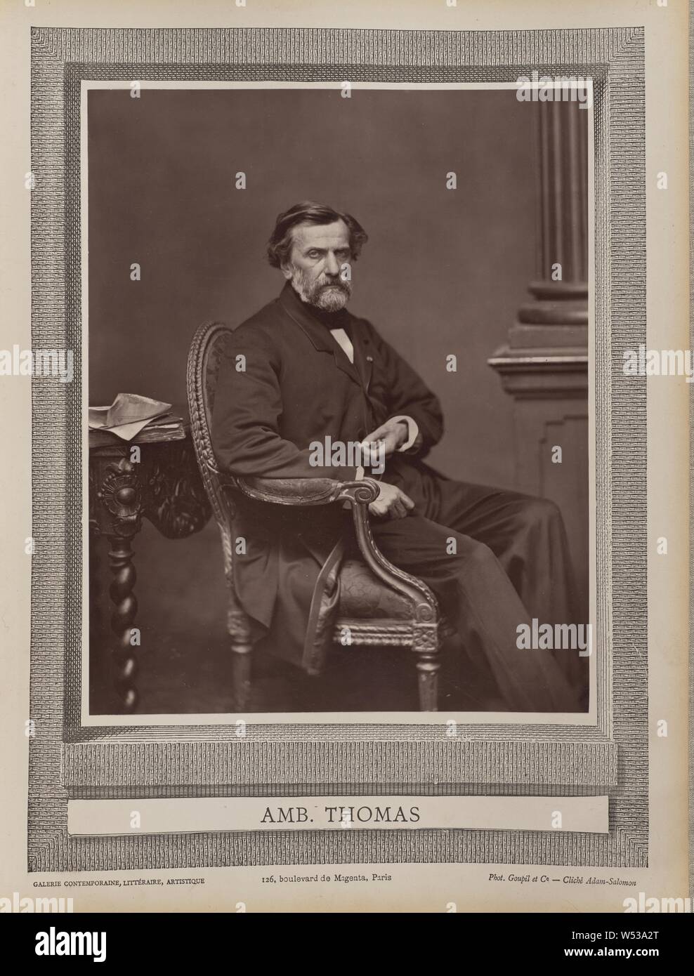 AMB. THOMAS, about 1876–1882 Stock Photo - Alamy