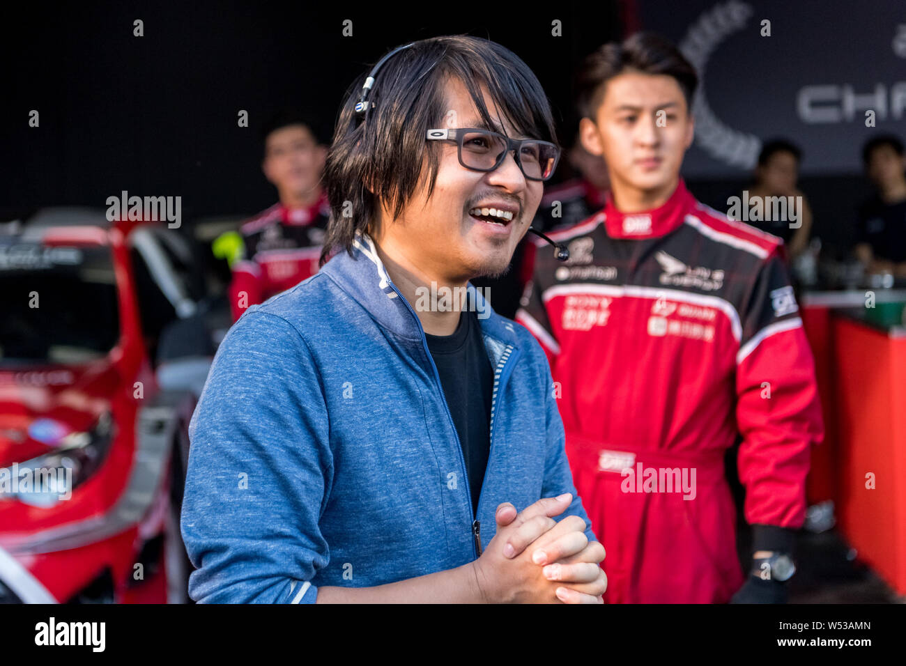 --FILE--Chinese professional rally driver, best-selling author and ...