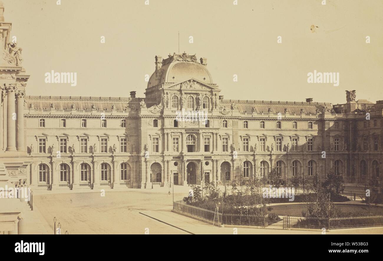 The sully wing of the louvre in paris hi-res stock photography and ...