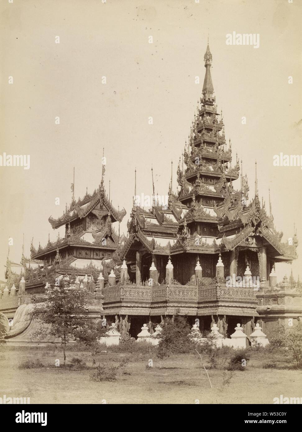 Queen's Silver Pagoda - Mandalay, Felice Beato (English, born Italy ...
