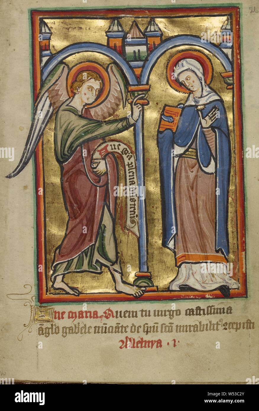 The annunciation 1490 tempera hi-res stock photography and images - Alamy