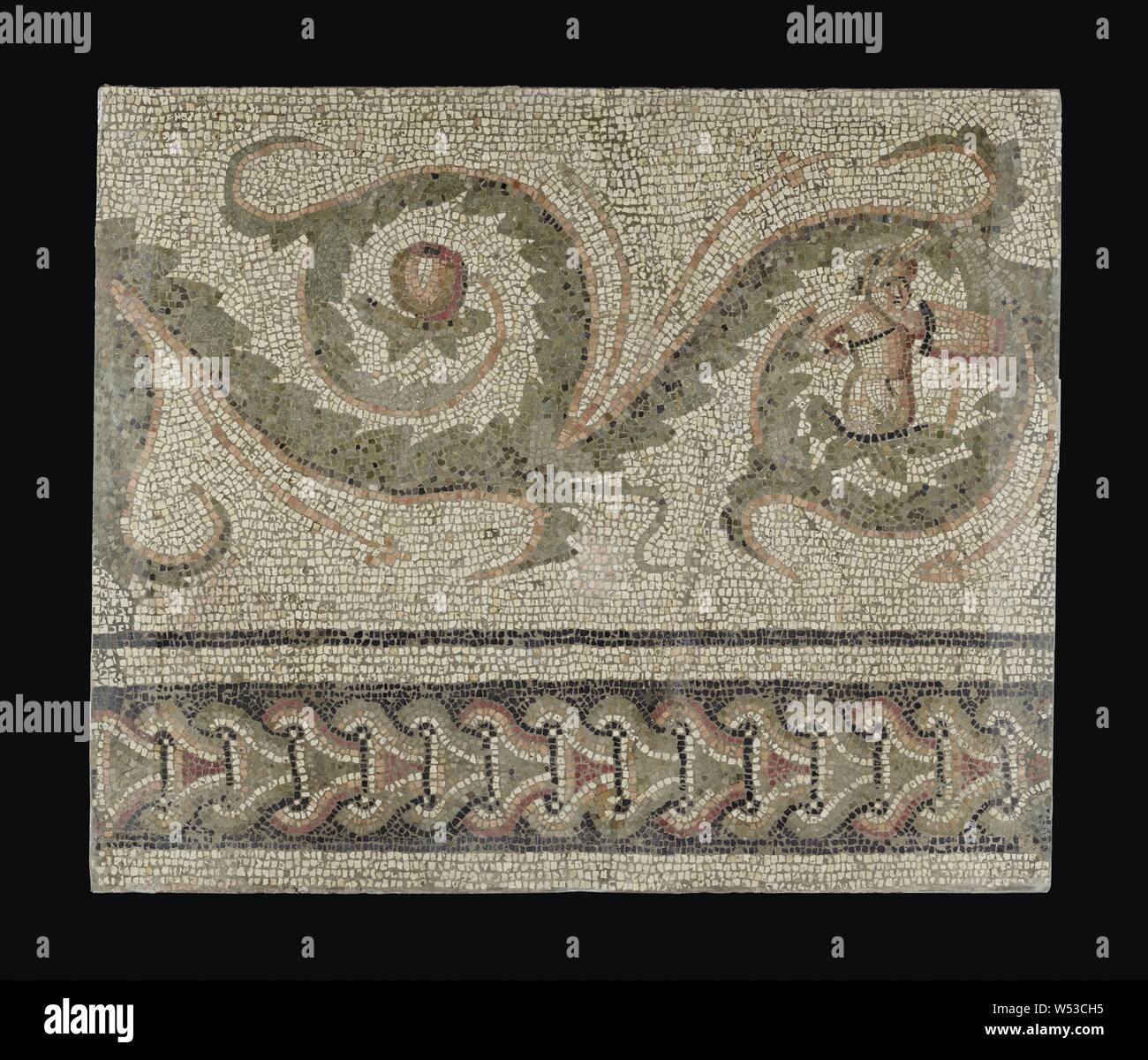 Mosaic Floor Panel, Unknown, 4th century A.D., Stone tesserae, 118.1 × ...