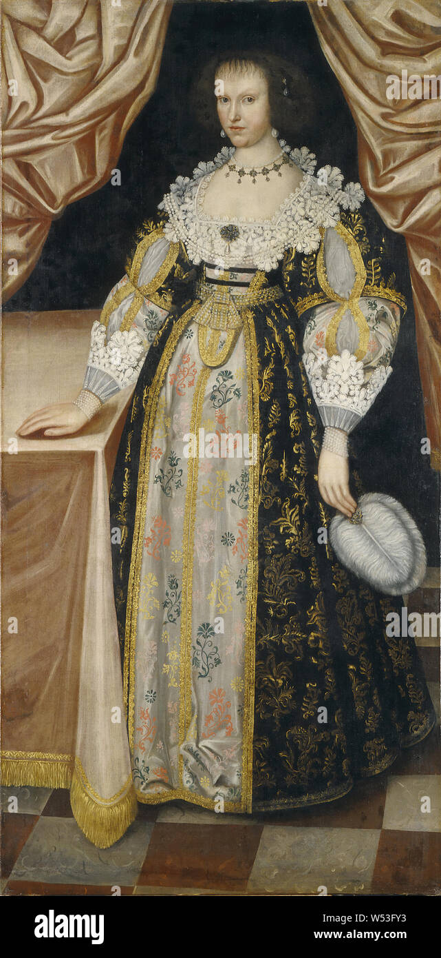 Princess Anna, Unknown woman called Anna princess of Sweden, painting ...