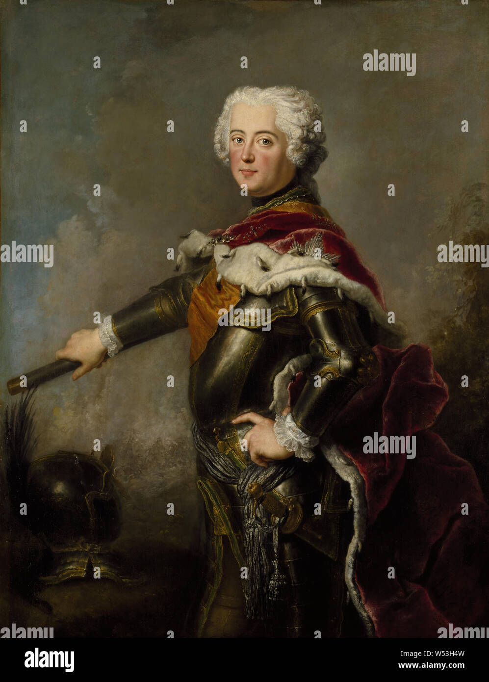 Antoine Pesne, Portrait of Frederick II of Prussia, (1712-1786 ... Antoine Pesne, Portrait of Frederick II of Prussia, (1712-1786 ...