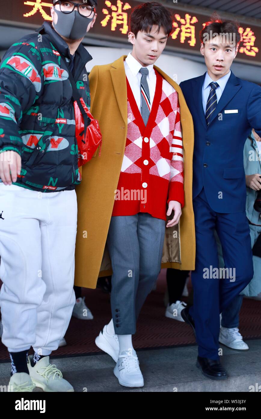 Chinese actor Leo Wu Lei, known as the "Nation's Little Brother" in ...