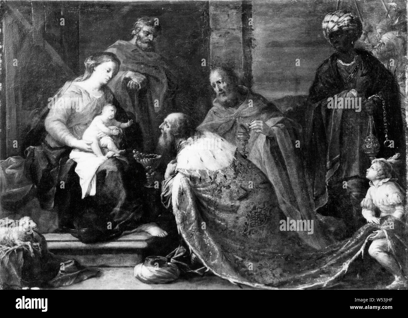 Adoration Of The Magi Painting High Resolution Stock Photography and ...