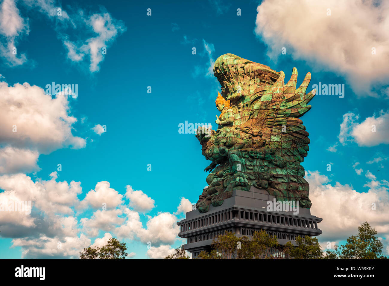 Garuda Wisnu Kencana statue. GWK 122-meter tall statue is one of the ...