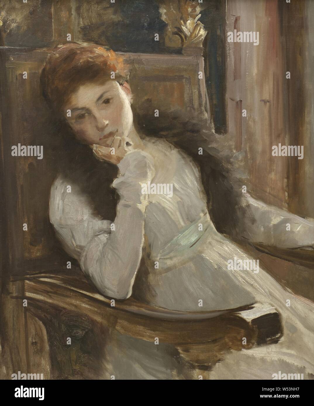 Hugo Salmson, Pourtalès, Mademoiselle Pourtalès, painting, 1880, oil on ...