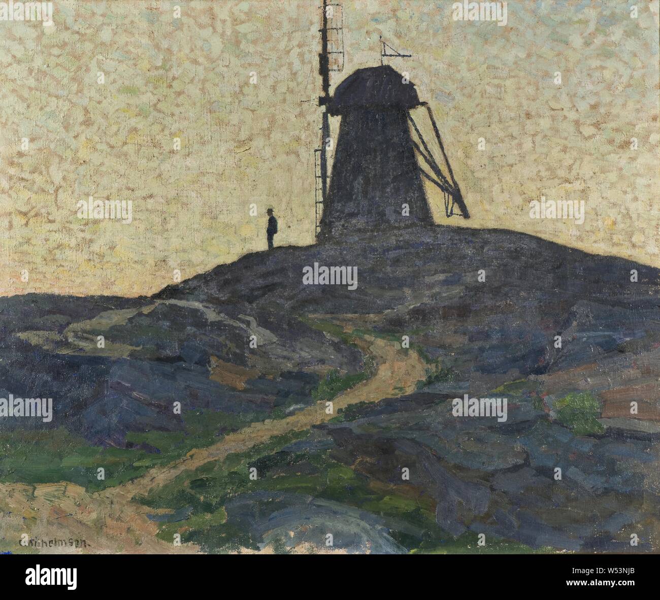 Mill painting hi-res stock photography and images - Alamy