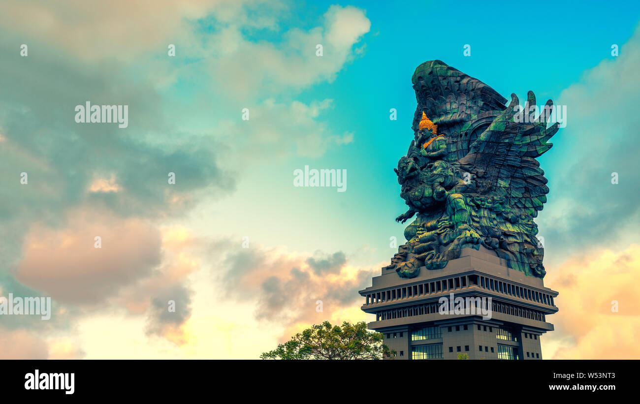Garuda Wisnu Kencana statue. GWK 122-meter tall statue is one of the most recognizable and ...